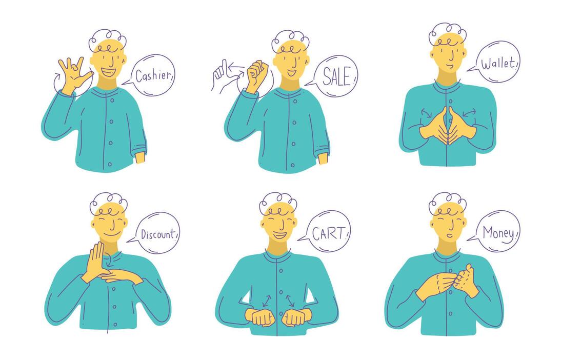 British Sign Language Vector Art, Icons, and Graphics for Free Download