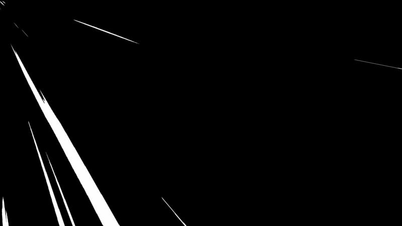 Anime speed line background animation on black. Radial Comic Light ...