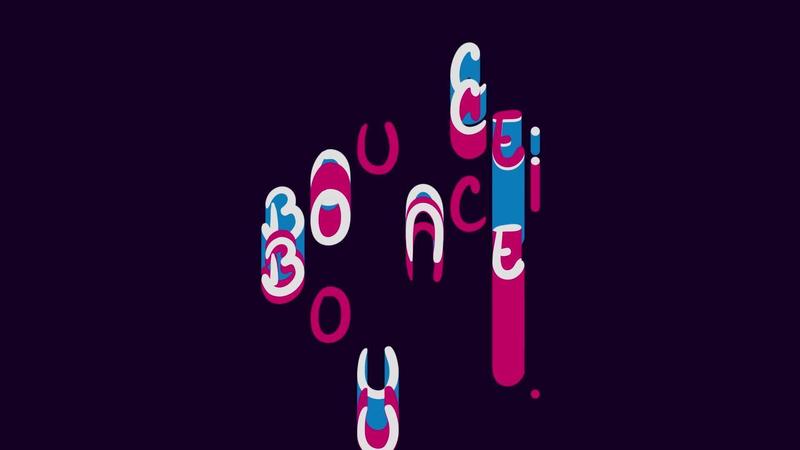 smooth bouncing text animation 12351994 Stock Video at Vecteezy