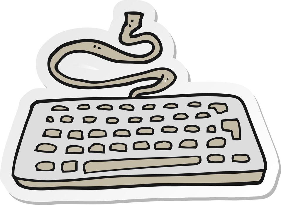 Cartoon Keyboard Vector Art Icons And Graphics For Free Download