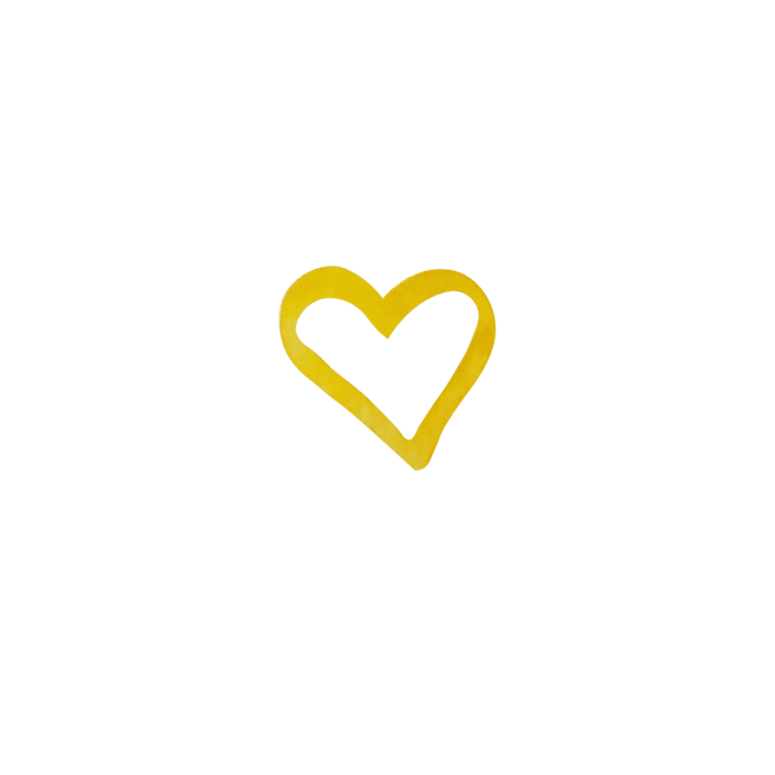 Yellow Heart PNGs for Free Download