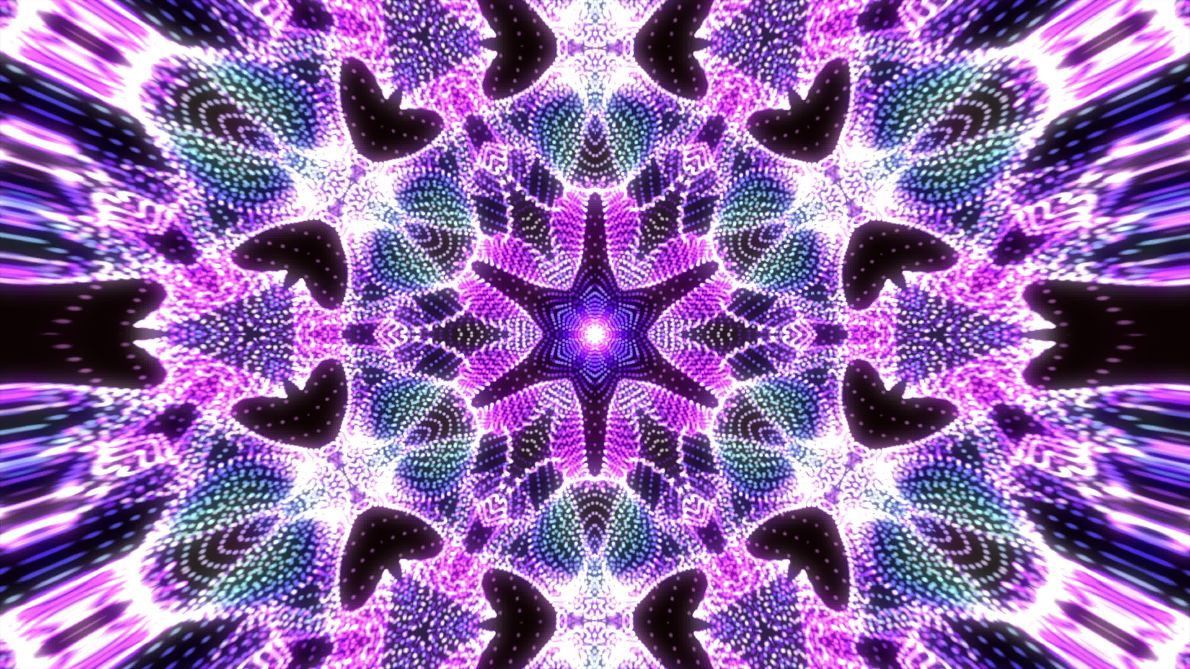 Abstract Background Animation Horizontal Copy Space Cartoon Design Pattern Exploding