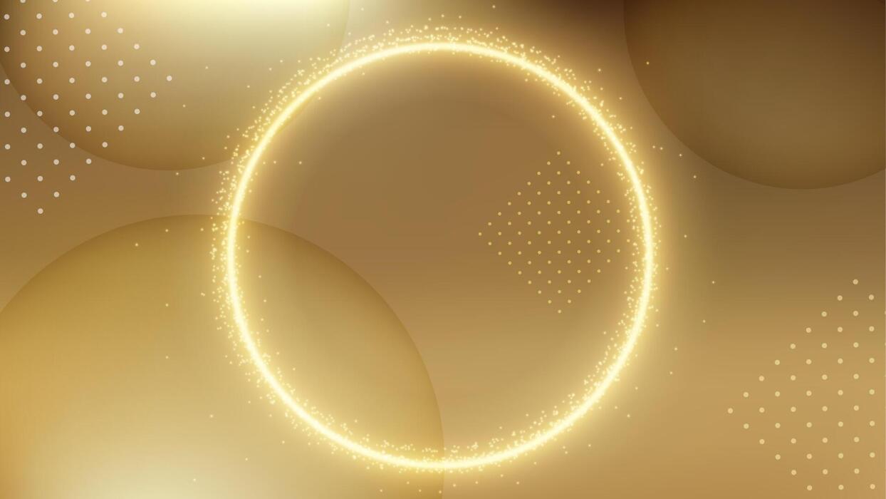 Golden Light Circle Vector Art, Icons, and Graphics for Free Download
