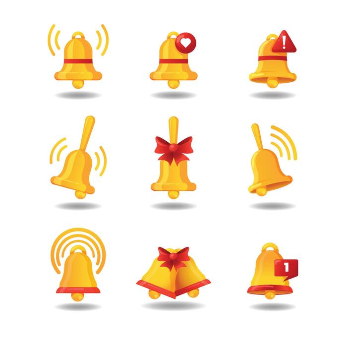 Bell Vector Art, Icons, and Graphics for Free Download
