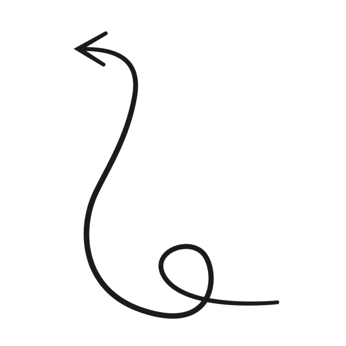 Curly Arrow PNGs for Free Download