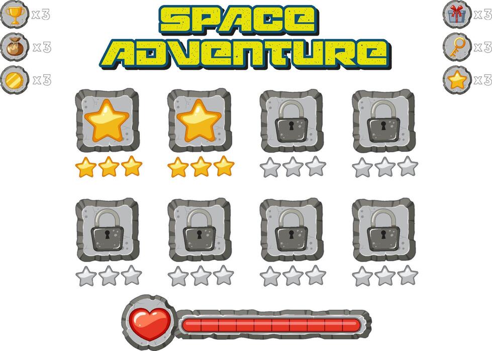Page 3 Space Game Ui Vector Art Icons And Graphics For Free Download