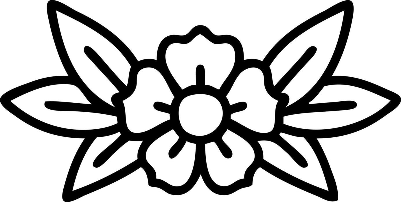 Black Line Flower Vector Art, Icons, and Graphics for Free Download