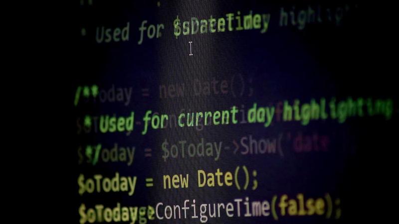 Php Code Review On Screen By Web Developer And Php Developer Shows Computer Screen With Source