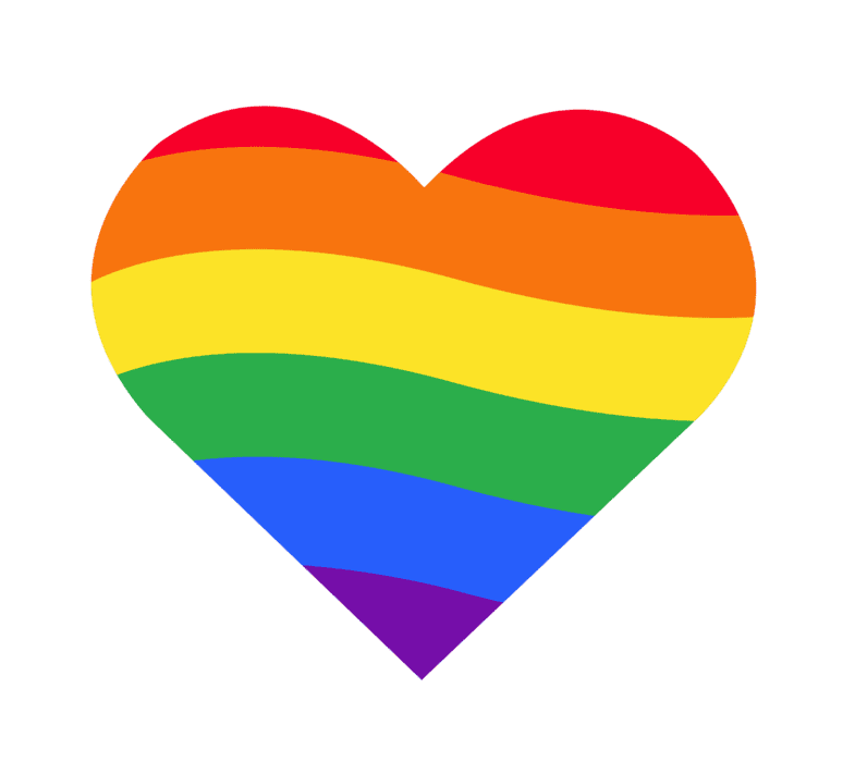 Rainbow Heart PNGs for Free Download