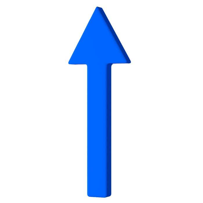 Blue Arrow Up