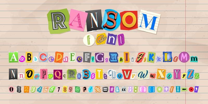 Collage Font Vector Art Icons And Graphics For Free Download