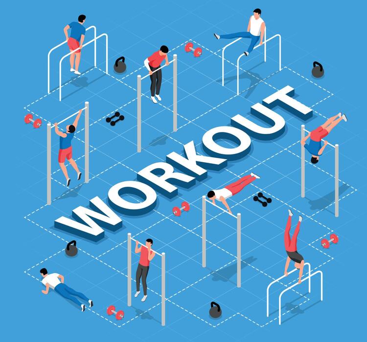3d Workout Vector Art, Icons, and Graphics for Free Download