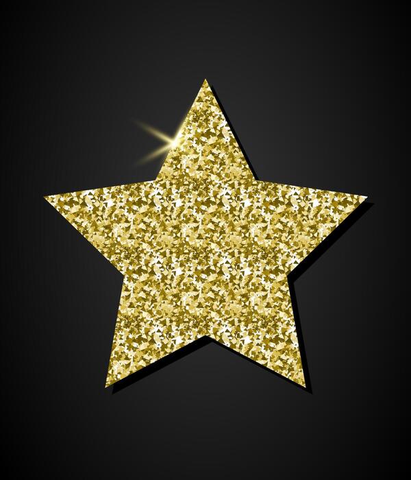 Gold Glitter Star Vector Art, Icons, and Graphics for Free Download