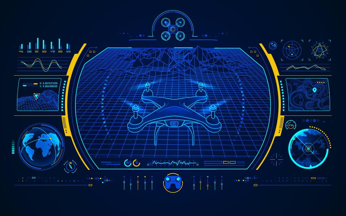 Drone Hud Vector Art, Icons, and Graphics for Free Download