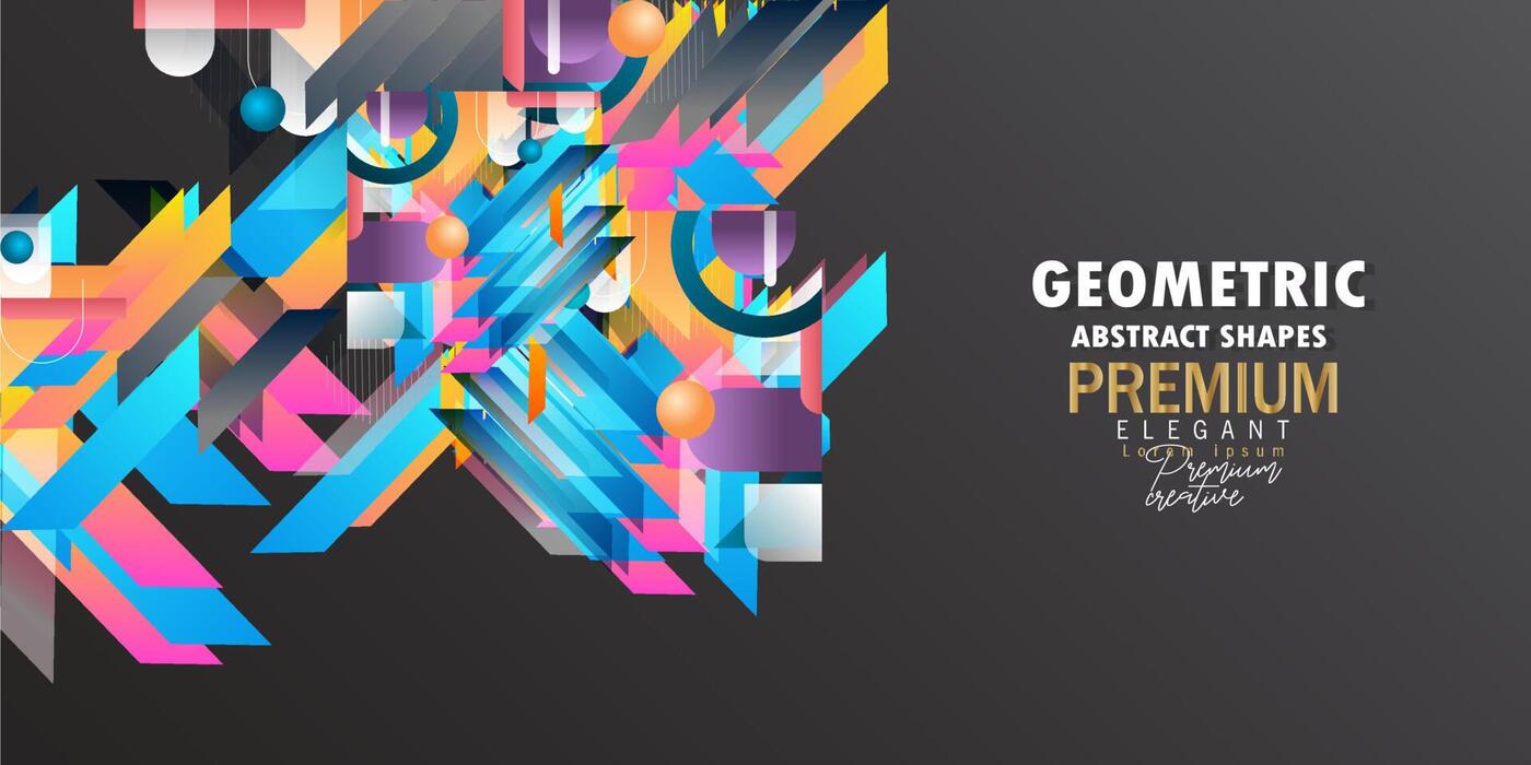 Abstract Geometric Vector Art, Icons, and Graphics for Free Download