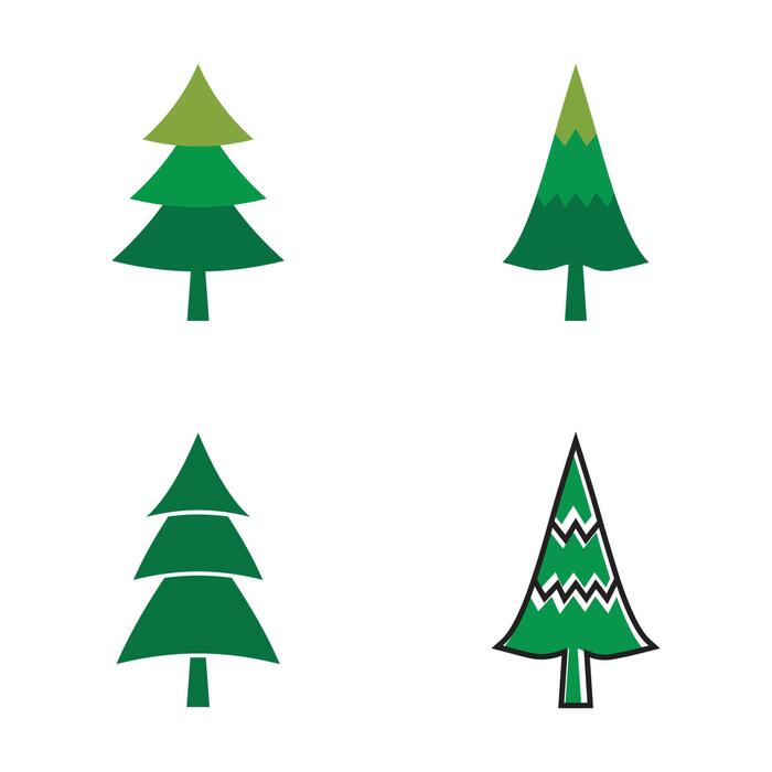 Abstract Pine Tree Vector Art, Icons, and Graphics for Free Download