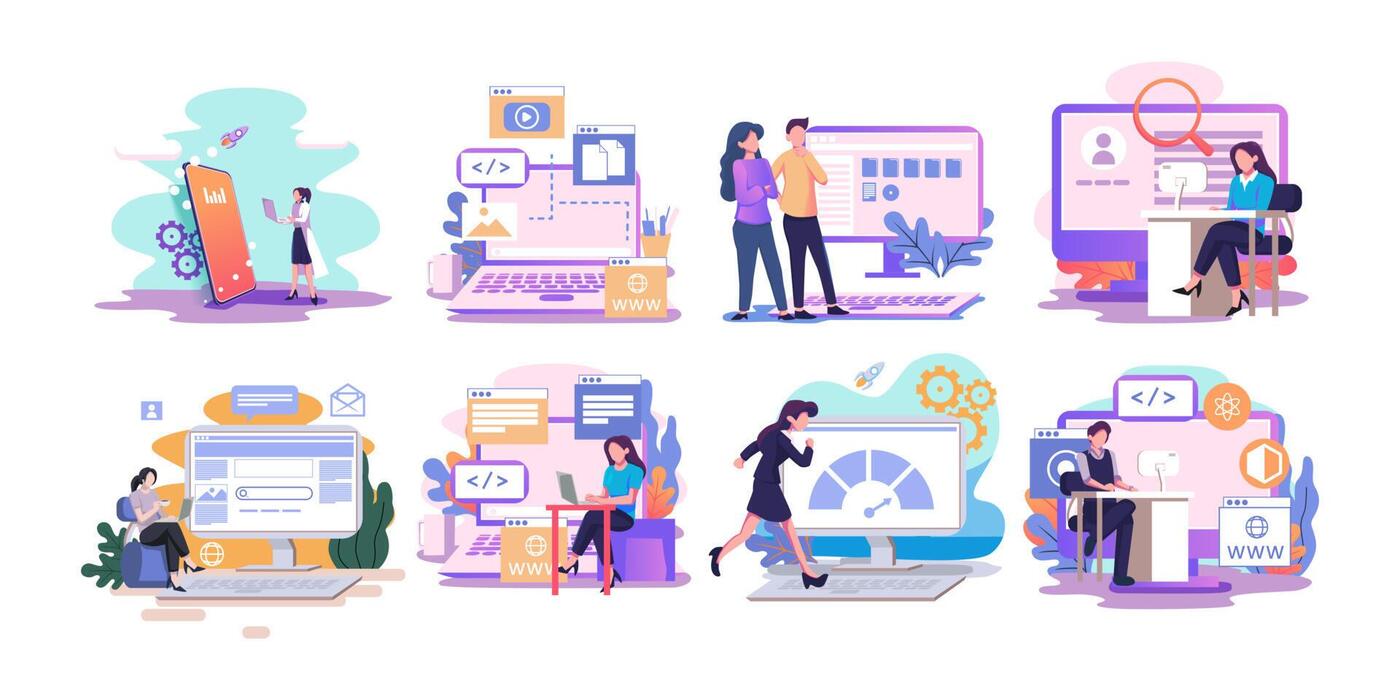 Website Vector Art, Icons, and Graphics for Free Download