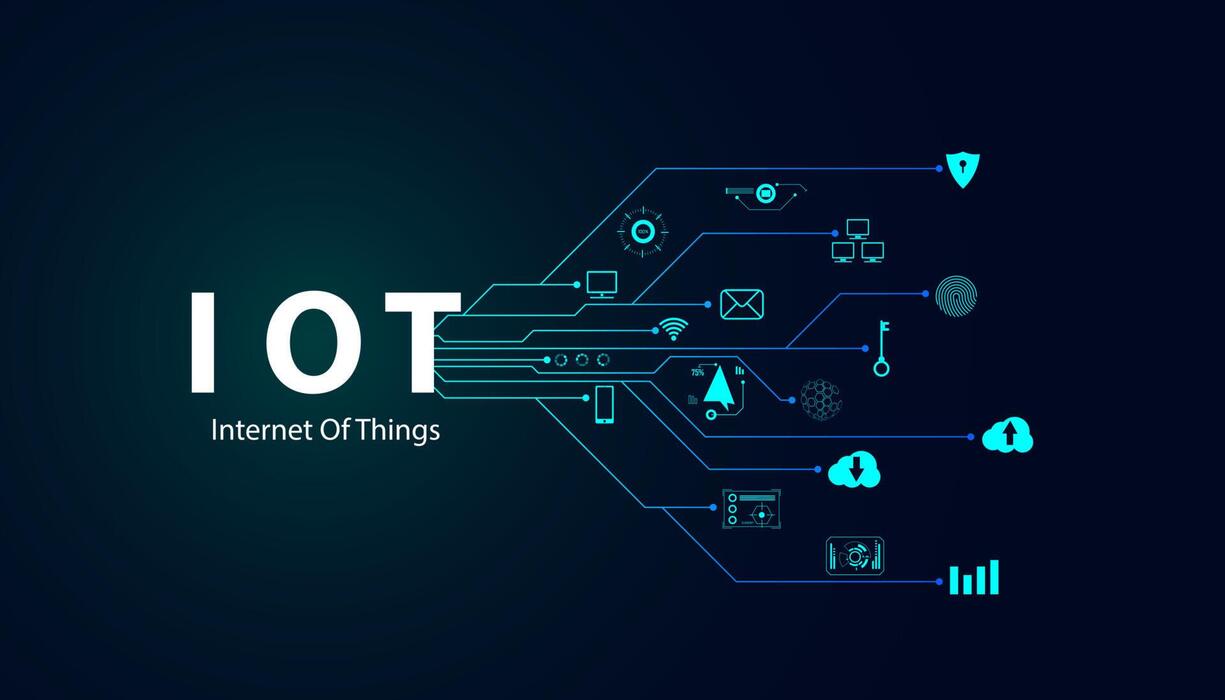 Iot Logo Technology Vector Art Icons And Graphics For Free Download