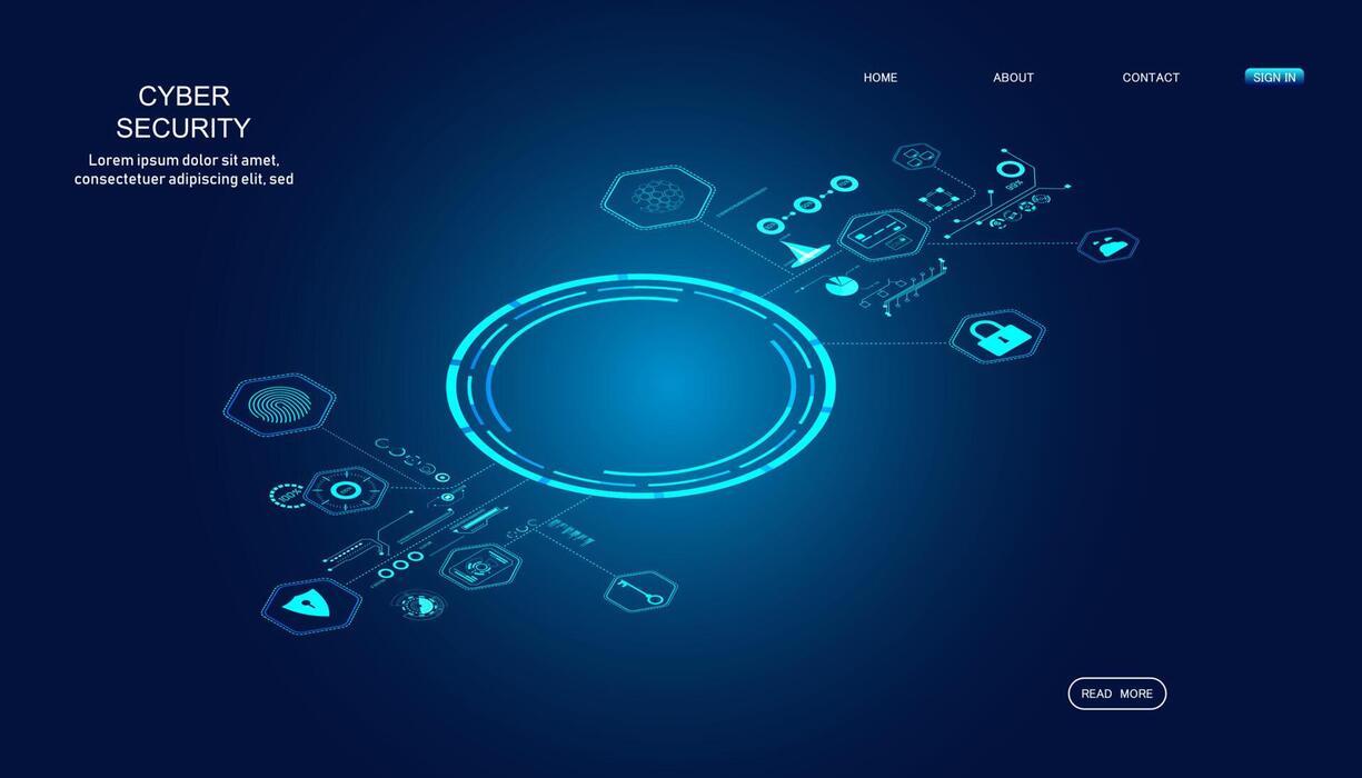 Information Technology Background Vector Art Icons And Graphics For