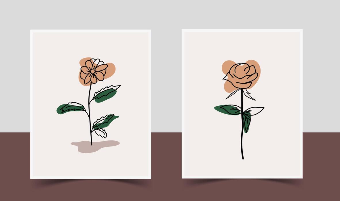 Foliage Line Drawing Vector Art, Icons, and Graphics for Free Download