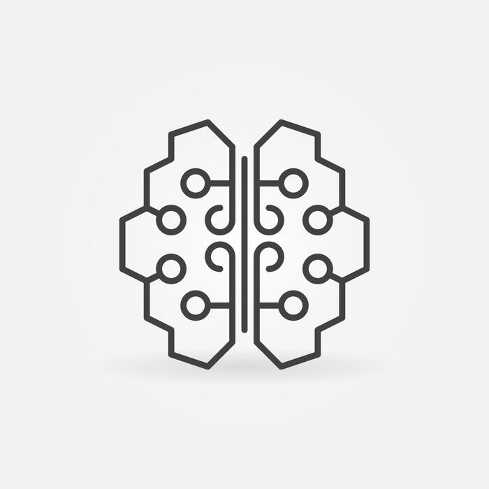 Ai Brain Icon Vector Art, Icons, and Graphics for Free Download