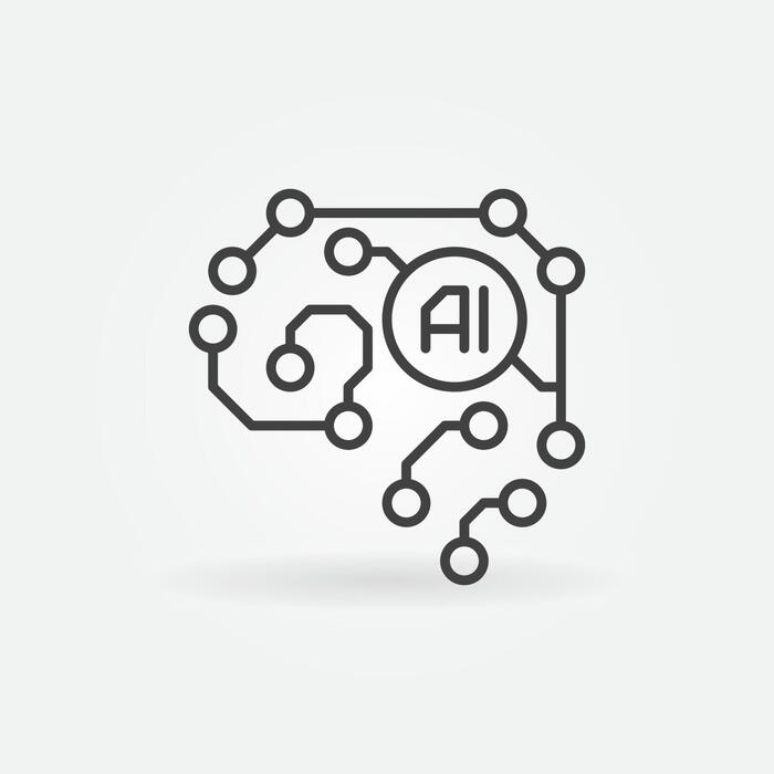 Artificial Intelligence Brain Vector Art, Icons, and Graphics for Free ...