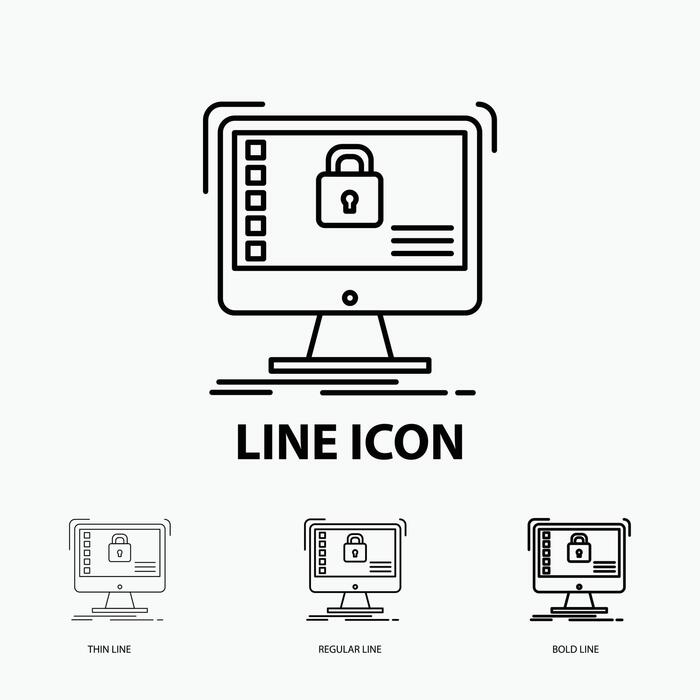 Security Line Icon Vector Art, Icons, and Graphics for Free Download