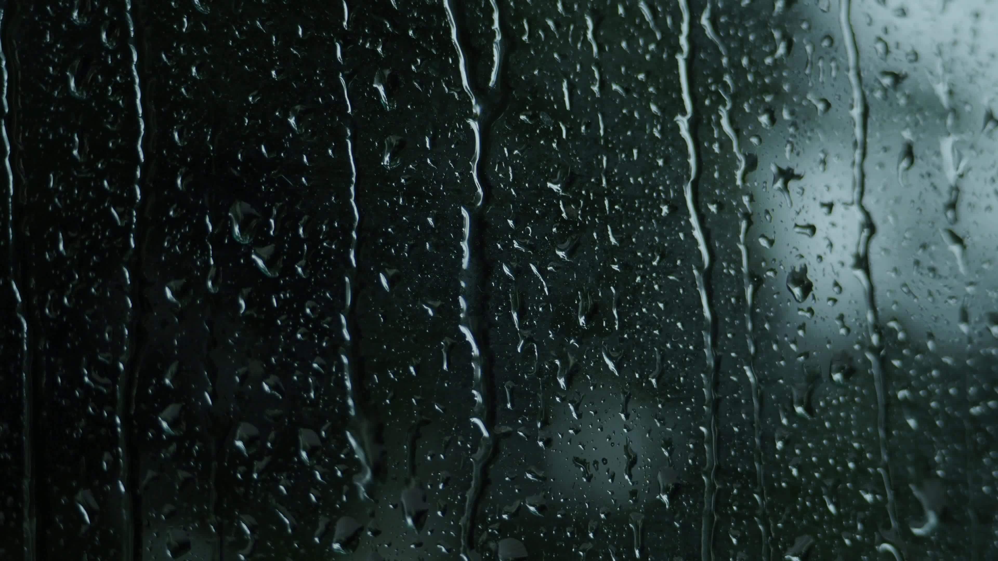 Rain On Glass Overlay Stock Video Footage For Free Download