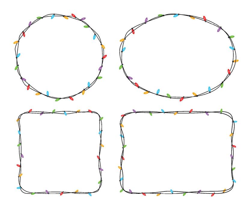 Christmas Lights Border Vector Art, Icons, and Graphics for Free Download
