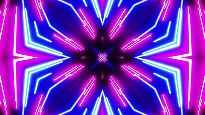 Animated Background Neon Stock Video Footage for Free Download
