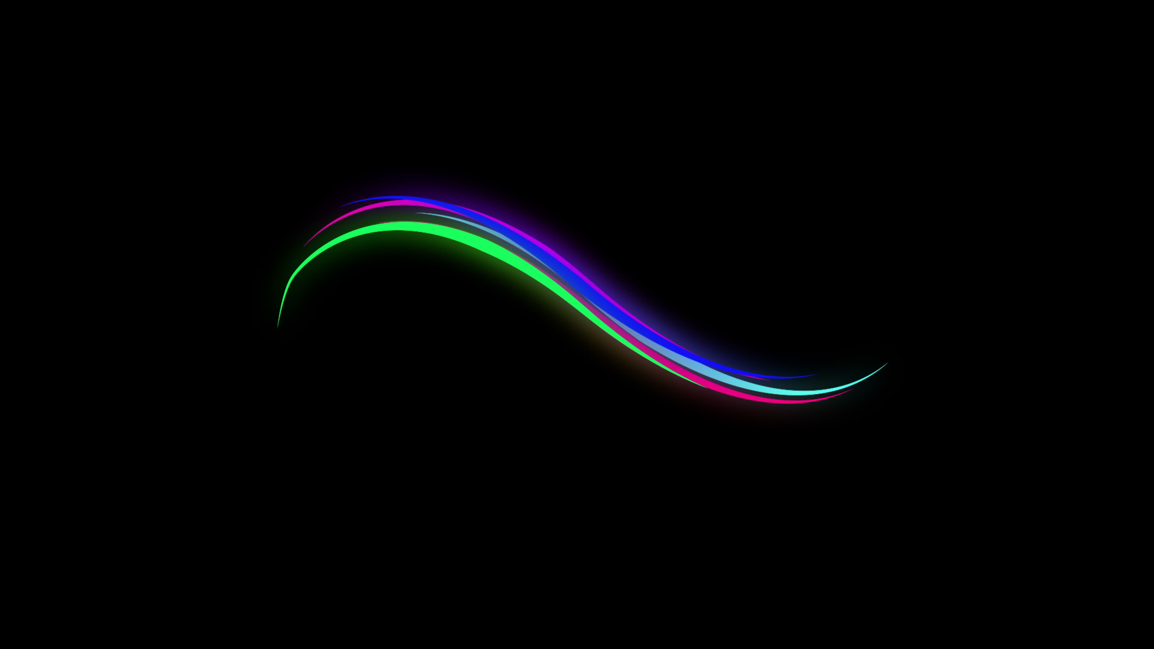 Colorful Rainbow Animated Graphic Loop Rainbow Motion Abstract Infinity Sign Shape Design