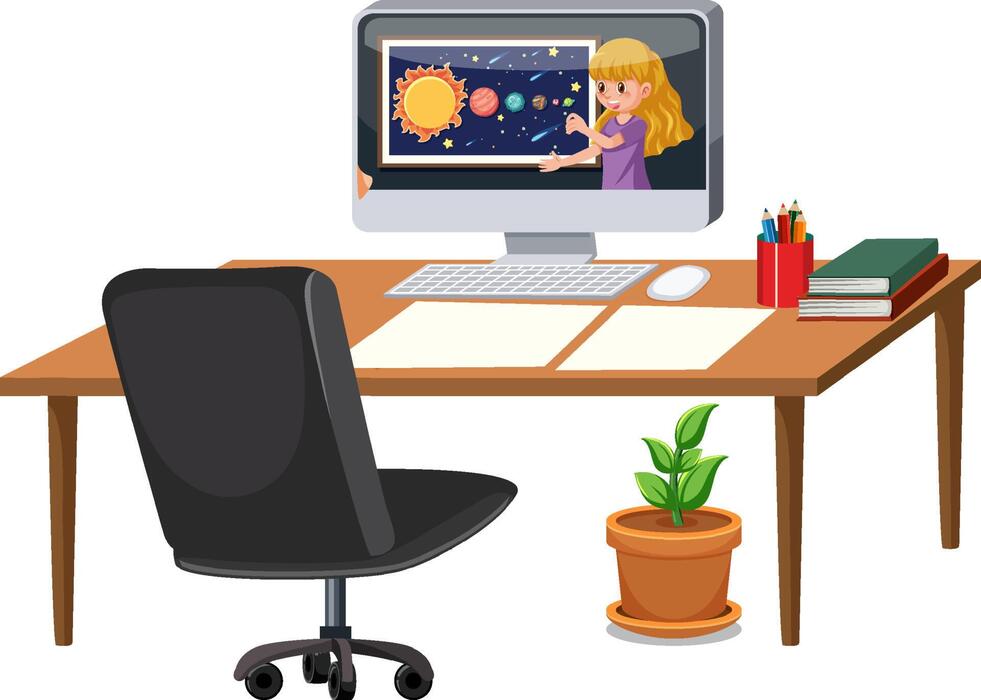 School Computer Lab Vector Art, Icons, and Graphics for Free Download