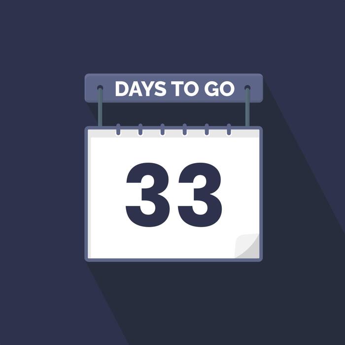 30 Days To Go Vector Art, Icons, and Graphics for Free Download