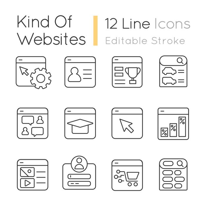 Editable Stroke Icons Vector Art, Icons, and Graphics for Free Download