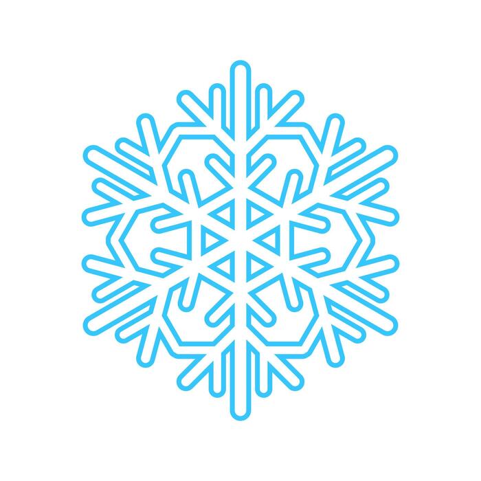 Simple Snowflake Vector Art, Icons, and Graphics for Free Download