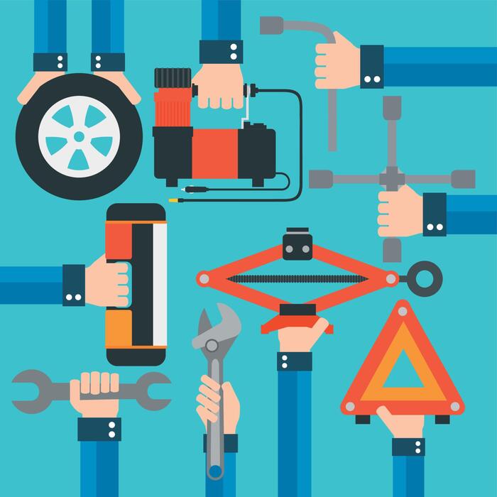 Auto Mechanic Tools Vector Art, Icons, and Graphics for Free Download