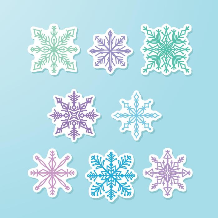 Snowflake Shapes Vector Art, Icons, and Graphics for Free Download