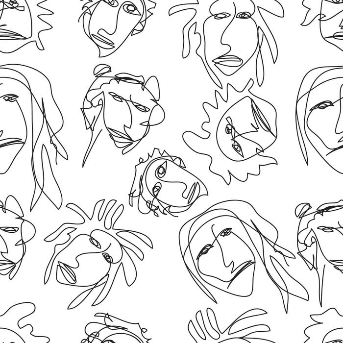 Continuous Line Pattern Vector Art, Icons, and Graphics for Free Download