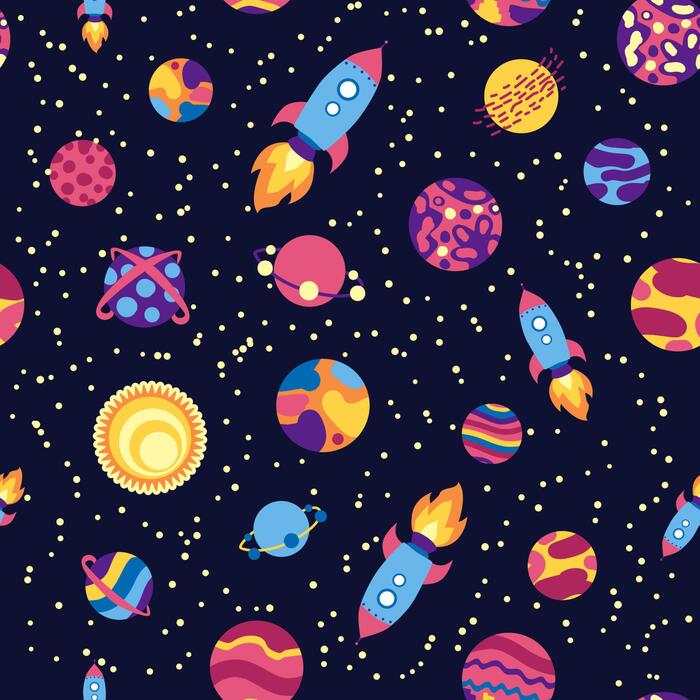 Spaceship Pattern Vector Art, Icons, and Graphics for Free Download