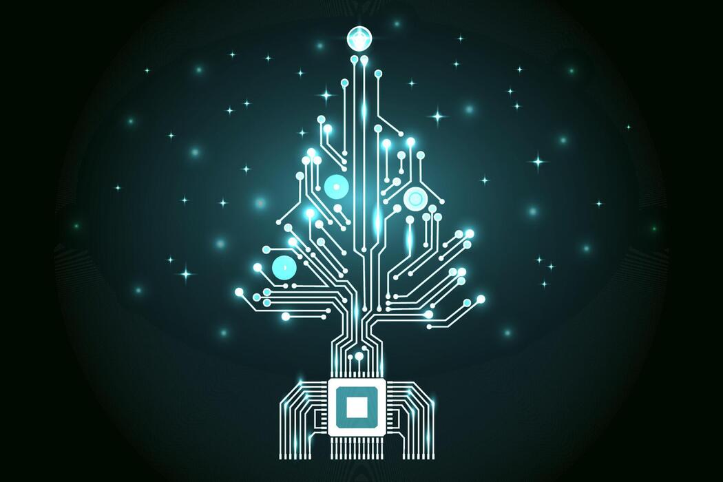 Circuit Tree Vector Art, Icons, and Graphics for Free Download