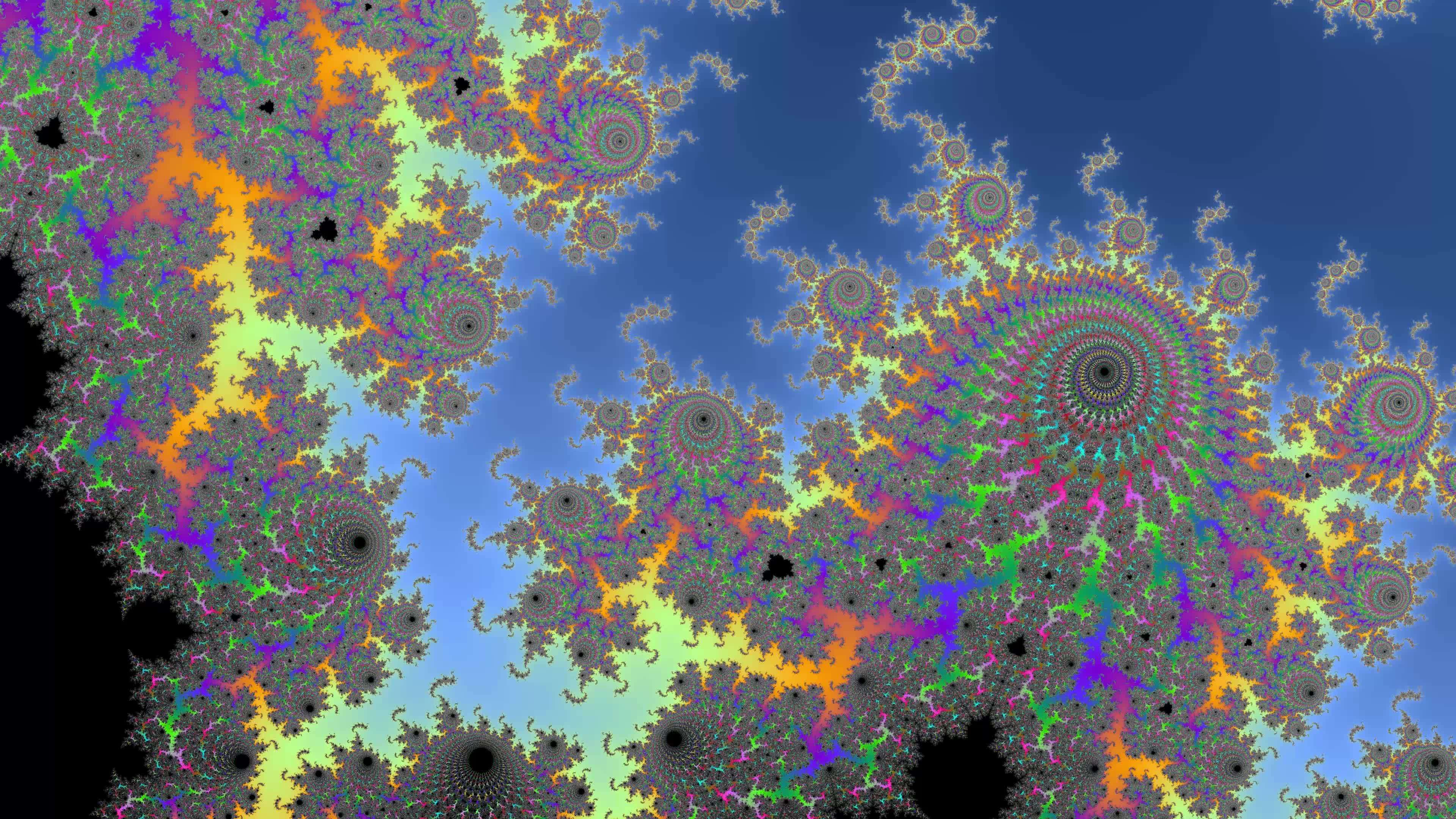 Beautiful zoom into the infinite mathematical mandelbrot set fractal. 12999161 Stock Video at ...