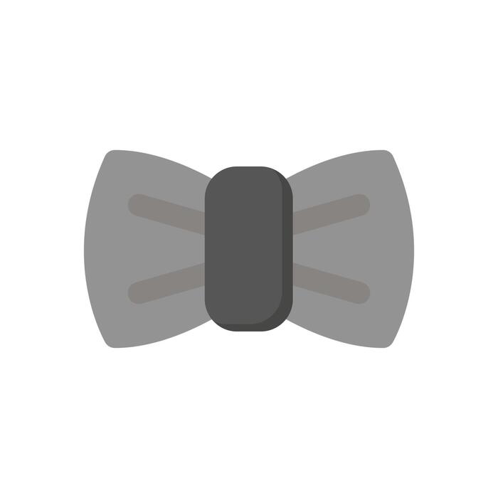 Silver Bow Tie Vector Art, Icons, and Graphics for Free Download