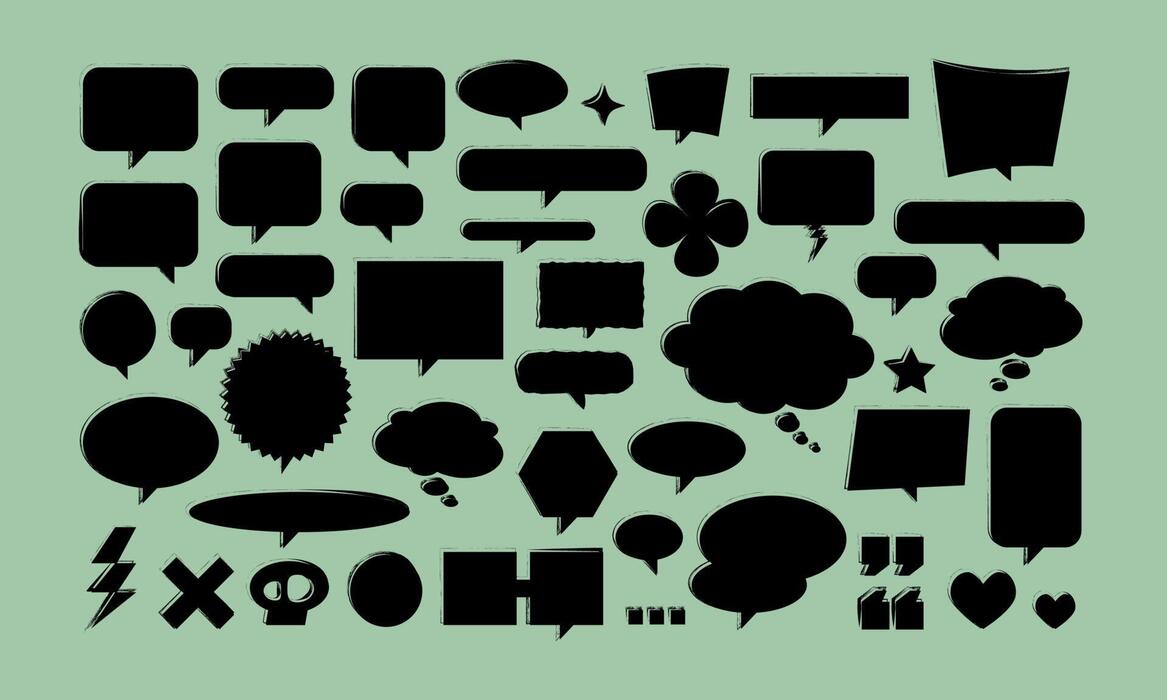 Speech Bubbles Vector Art, Icons, and Graphics for Free Download