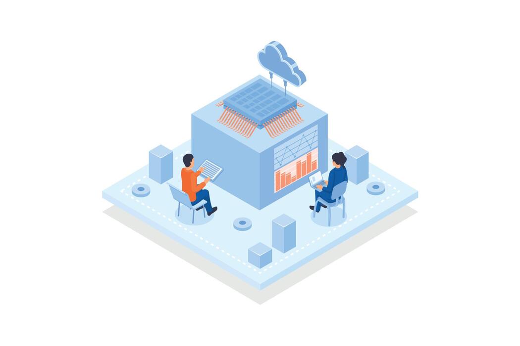 Cloud Computing Isometric Vector Art Icons And Graphics For Free Download