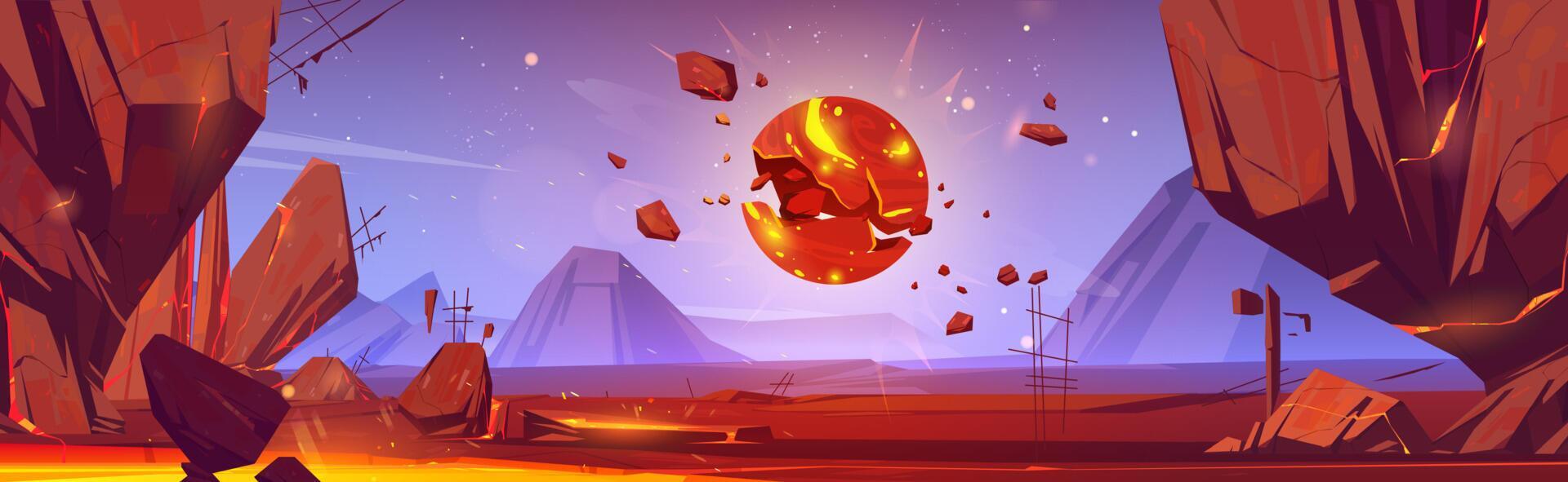 Exploding Planet Vector Art, Icons, and Graphics for Free Download