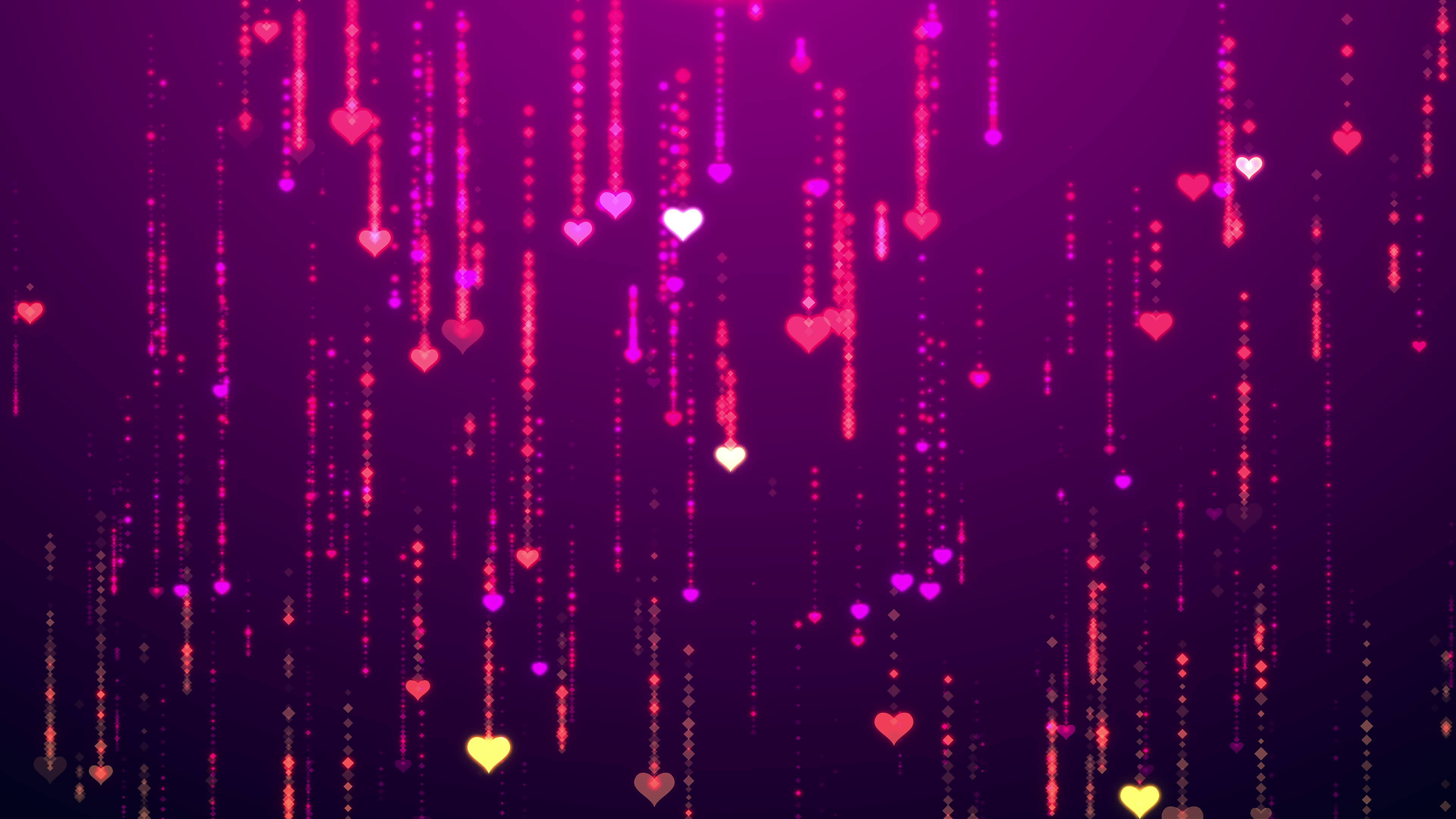 Glitter heart particle falling rain and sparkling, Valentine's D 13155320 Stock Video at Vecteezy