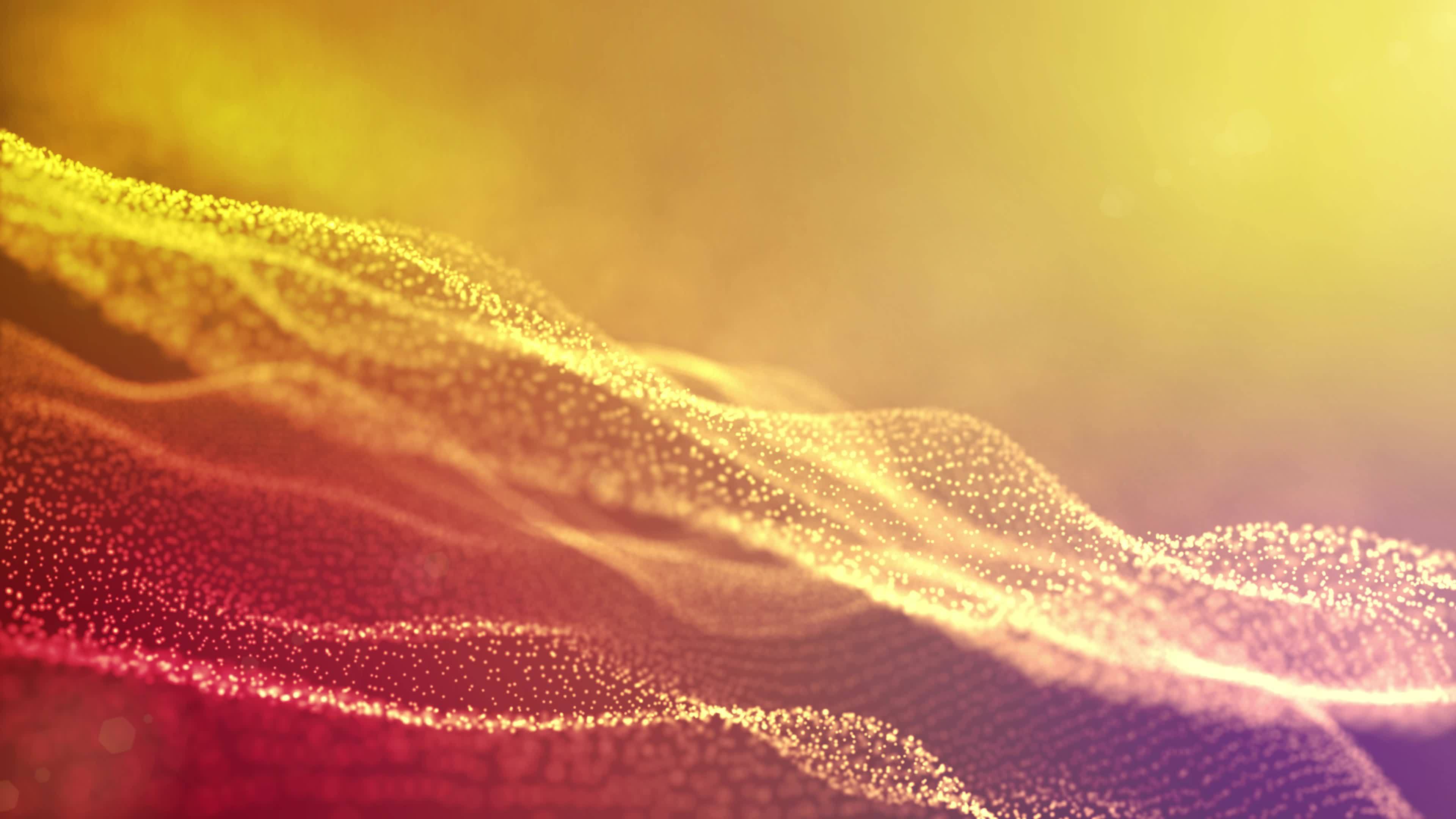 Abstract Background With Moving Wave Soft Loopable Waves In Slow