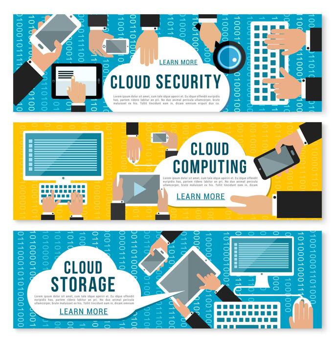 Cloud Computing Banner Vector Art, Icons, and Graphics for Free Download