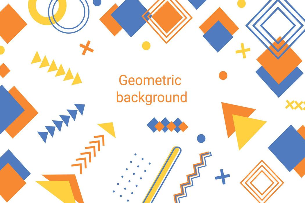 Abstract Flat Geometric Background Vector Art Icons And Graphics For Free Download
