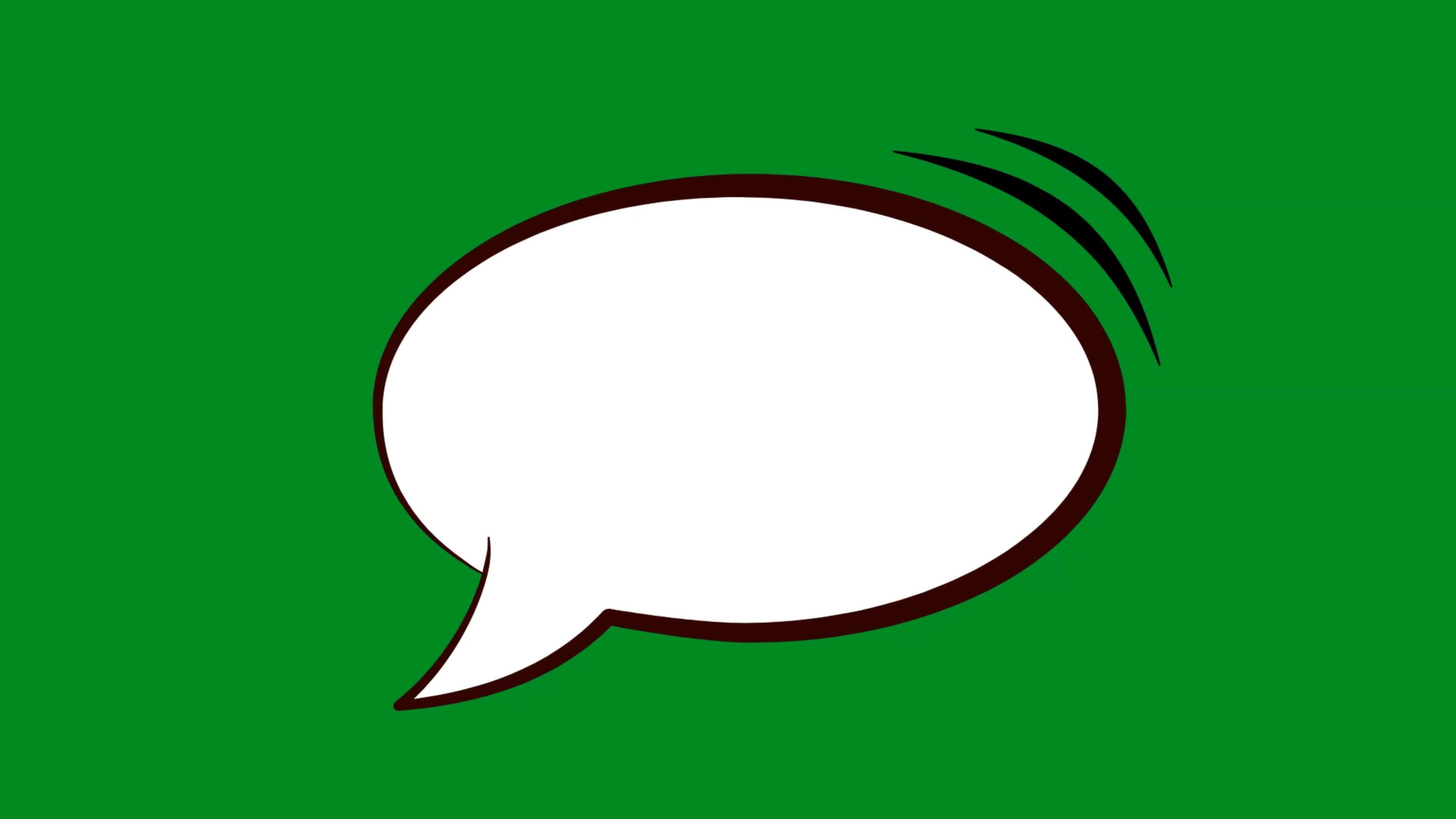 Green Speech Bubble